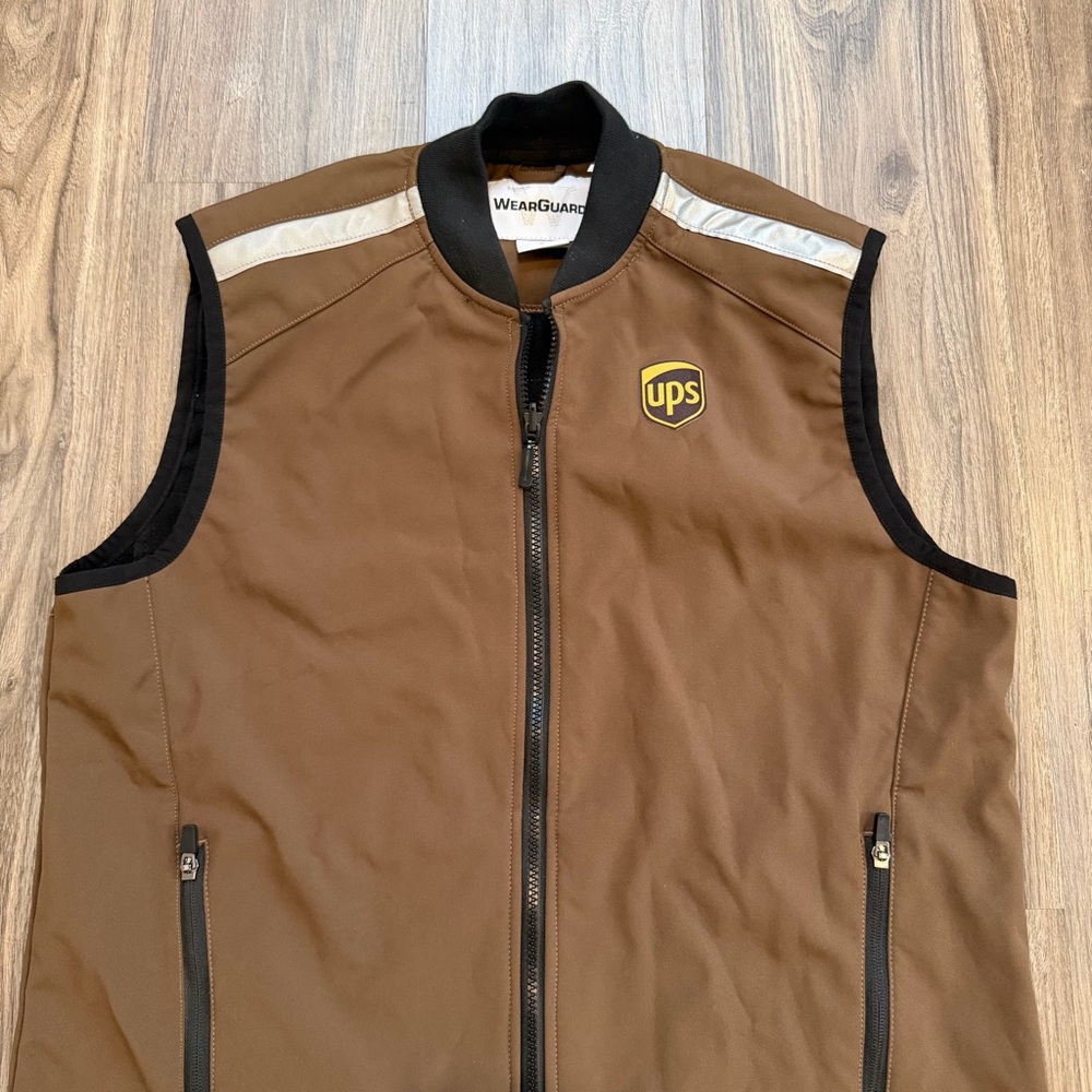 Ups Wearguard Employee Uniform Reflective Full Zip Ve… - Gem